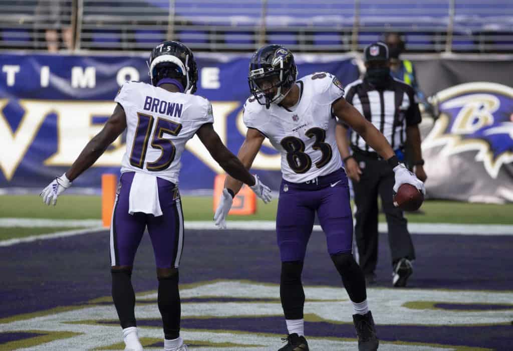 Baltimore Ravens must address the WR position in the 2021 NFL Draft