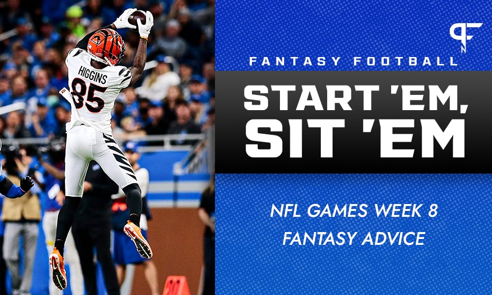 Fantasy Football Start/Sit NFL Week 8: Are Damien Harris and Tee ...