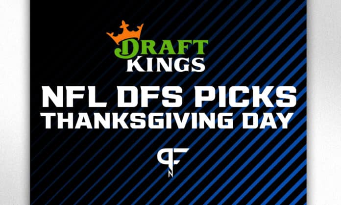 Nfl Dfs Draftkings Picks Thanksgiving Day Dak Prescott And Tony