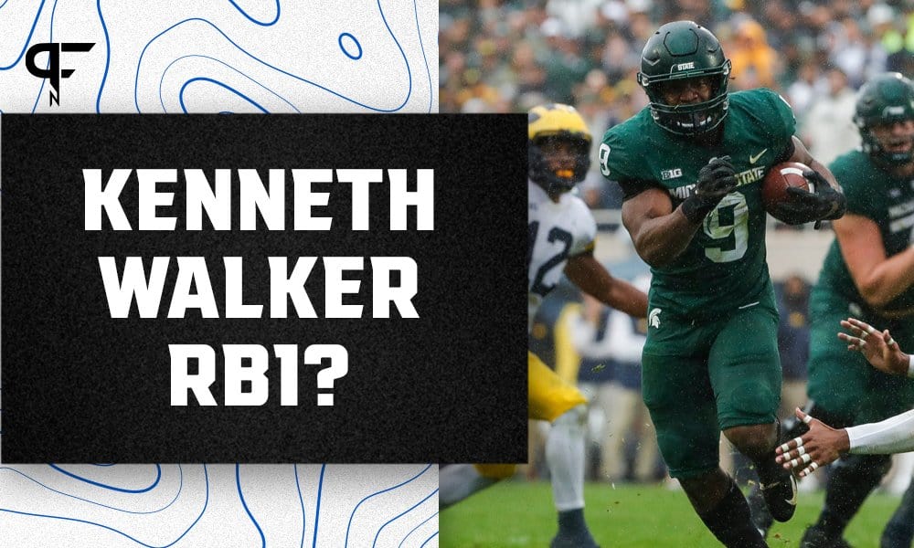 Michigan State's Kenneth Walker in the running for RB1 in 2022 NFL Draft?