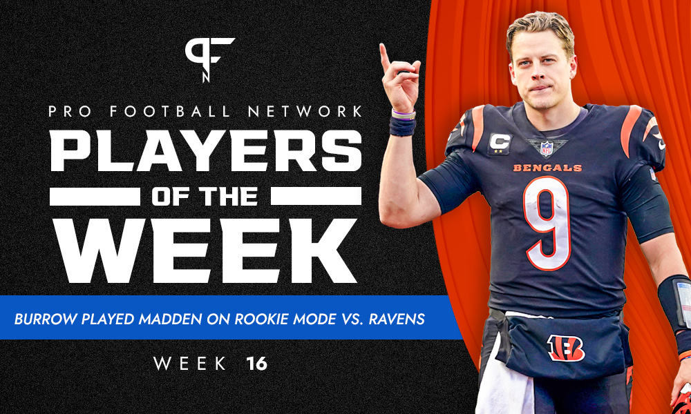 Week 16 NFL Player of the Week: Burrow, Brown, and Douglas boom over ...