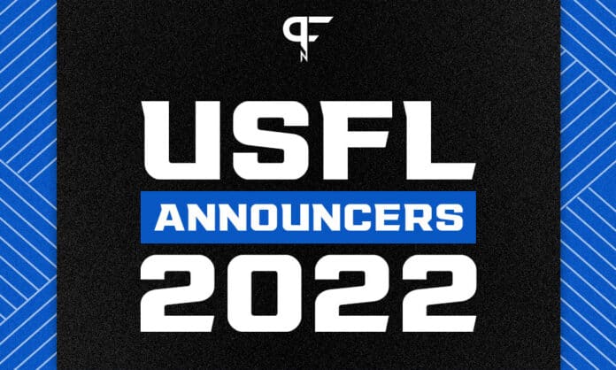 USFL announcers for 2022 USFL announcers for 2022