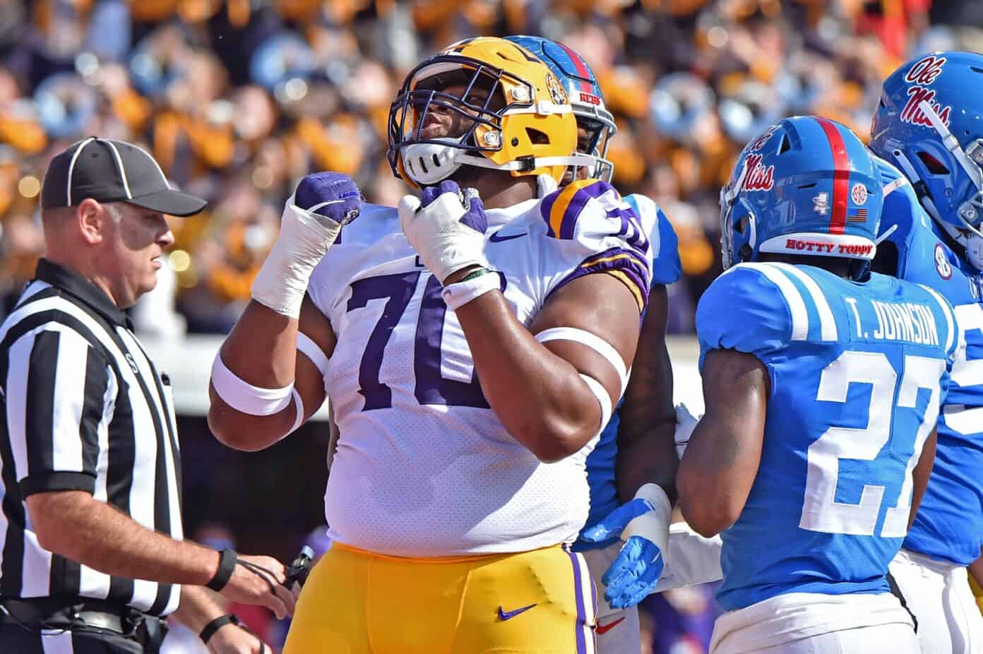 LSU 2022 NFL Draft Scouting Reports include Derek Stingley Jr., Ed Ingram, Cade York, and Neil ...