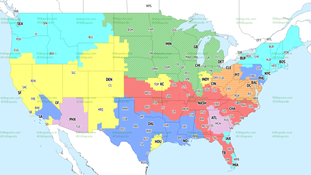 NFL Coverage Map Week 17: TV Schedule for CBS, FOX Broadcasts