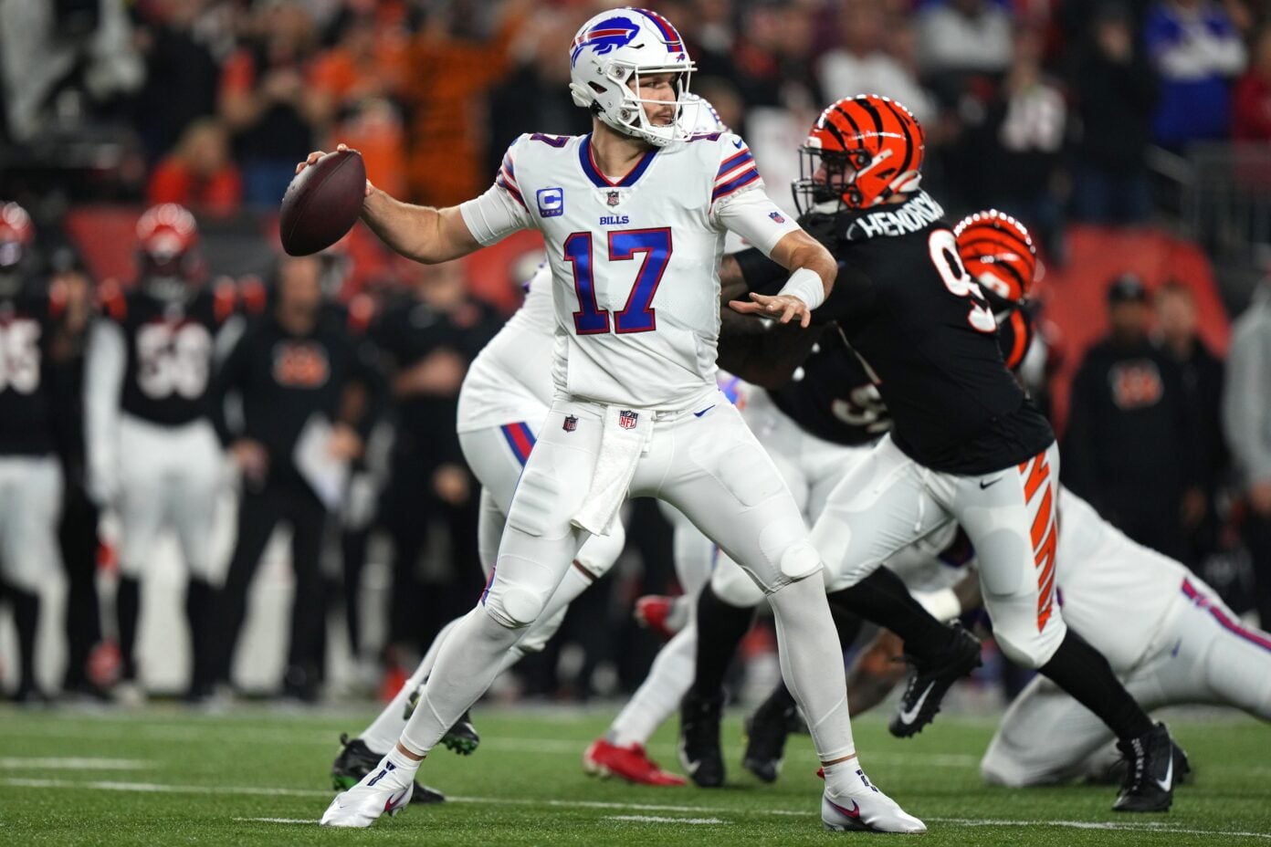 Bills vs. Bengals Divisional Round DFS Picks: Lineup Includes Josh Allen, Gabe Davis, James Cook ...