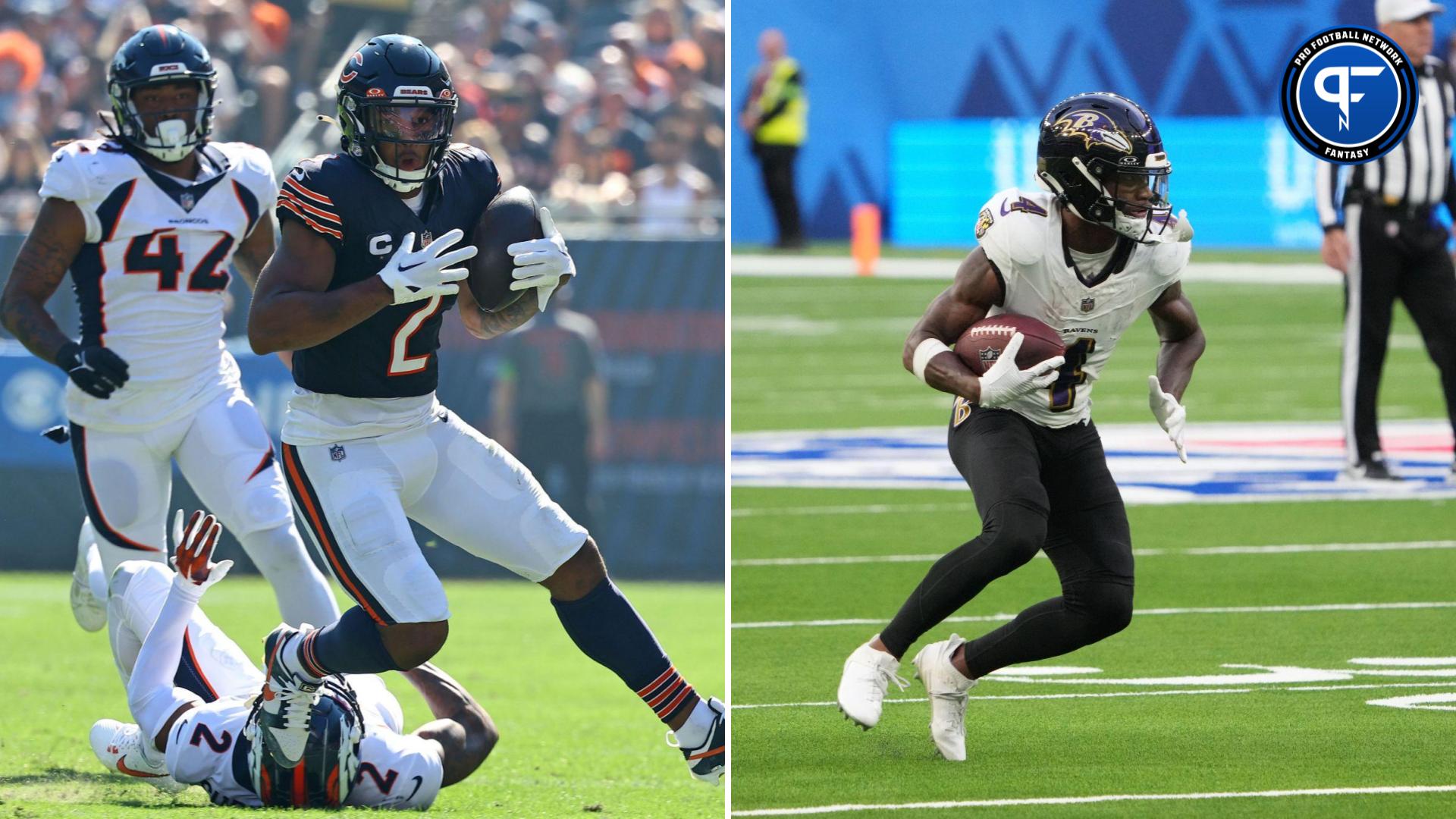 Should You Start DJ Moore or Zay Flowers in Fantasy Football Week 7?