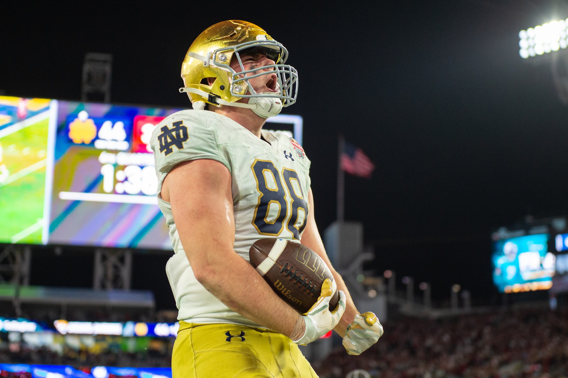 Mitchell Evans' Draft Profile | Notre Dame, TE Scouting Report